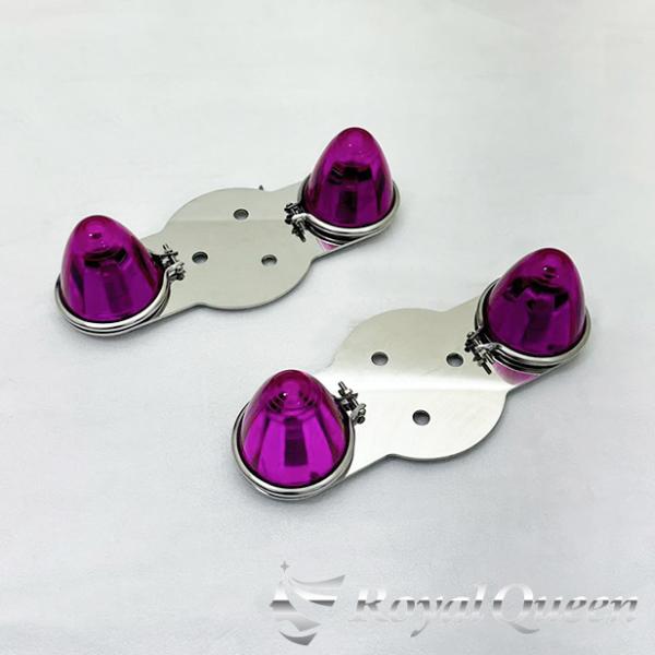 DXホイールカバー対応!! ホイールマーカーステー 15/16/17.5インチ兼用 鏡面 #1000【RQWMS41】トラック　デコトラ