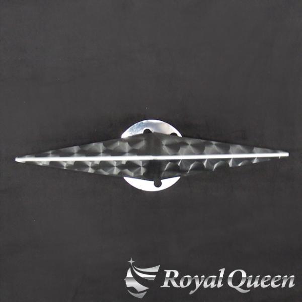 新型 一文字型 ホイール スピンナー ウロコ柄 16インチ【RQWS34】トラック　デコトラ