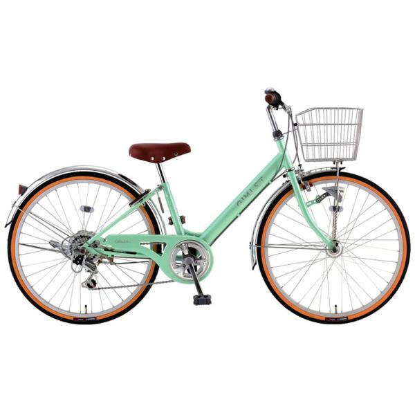 ★ちょっとお姉さんぽいとってもオシャレな子供用自転車です。【主な仕様】☆２４インチ外装６段変速　リングロック付バンドブレーキＬＥＤオートライト【乗車可能身長】１２９ｃｍ〜【お知らせ】その他のサイズ、カラーお取り扱い出来ます。お気軽にお問合せ...