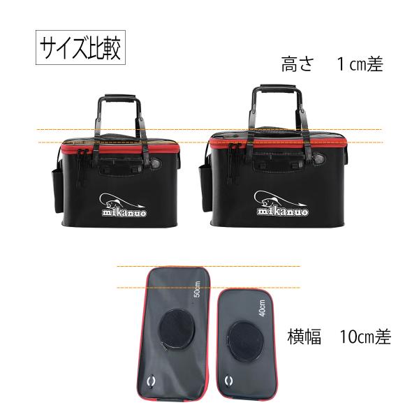 40cm 23L 折り畳み バッカン バケツ 釣り 水汲み 通気メッシュ