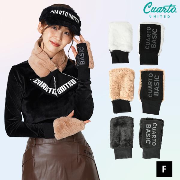 ファーの切替が可愛らしいミトン。手の平のロゴプリントが滑り止めになっています。親指のみ空いているデザインなのでグローブを付けたままでも着用可能。両手セットのアイテムです。【Item Information】★サイズ総丈:18cm 手の平周り...