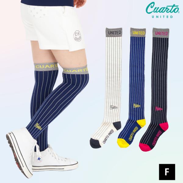 トラッドなピンストライプのニーハイソックス。ひざまで隠して日焼け対策ばっちり。足の甲にスパンが入っているので、優しくホールドしてずれを防止します。※こちらの商品は衛生上、交換・返品は出来ません。【Item Information】<サ...