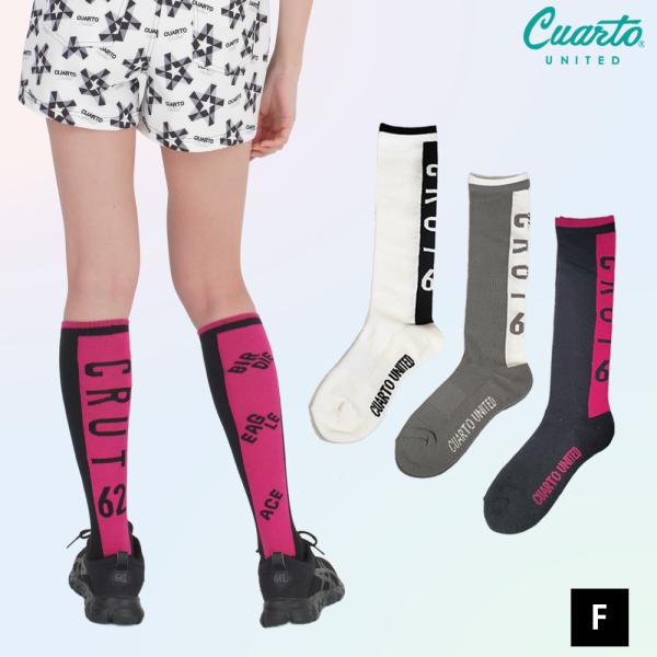 バックスタイルも映えるアシンメトリーのロゴハイソックス。前後配色になっていて脚痩せ効果も。BIRDIE・EAGLE・ACEというロゴ使いがゴルファーの心をくすぐります。※こちらの商品は衛生上、交換・返品は出来ません。【Item Inform...