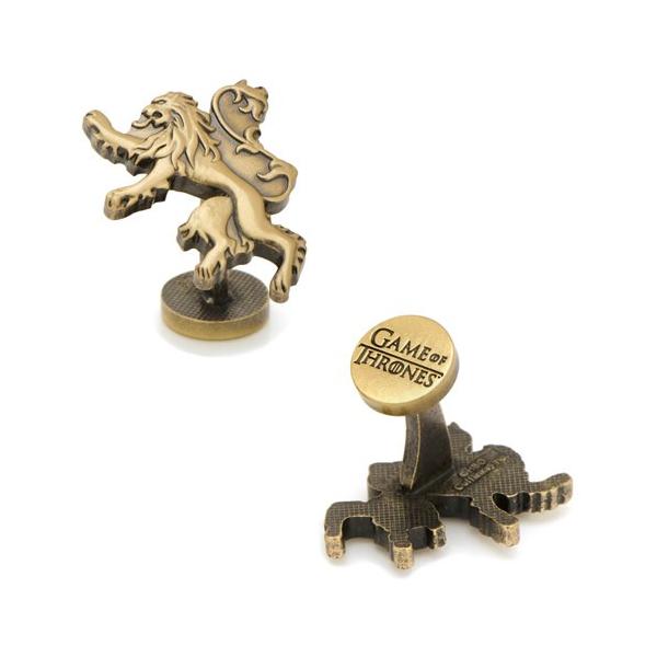 ゲームオブスローンズ カフス カフスボタン ラニスター ライオン GAME