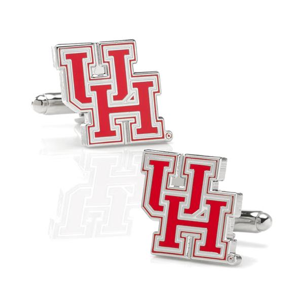 NCAA 全米大学体育協会 公式 チームロゴカフス。ヒューストン クーガーズ Houston Cougars。自分用、大切な人へのギフト・男性用プレゼントに最適。専用のケースに入れてお届けします。カラー: レッド素材: 真鍮・ロジウムコーテ...