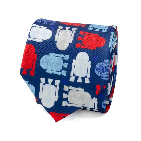 Lucas Film オフィシャル スターウォーズ シリーズR2D2をモチーフにしたネクタイ。遊び心がある華やかなデザインで胸元を明るく飾ってくれます。カラー：ブルー素材：ポリエステルサイズ：約 剣幅7.6cm×長さ149cmOfficia...