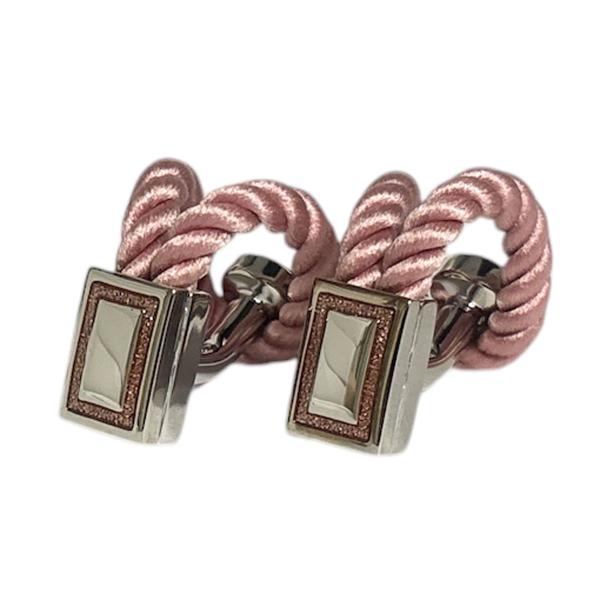 カフス カフスボタン Babette Wasserman ピンクロープ : 鎌倉カフス