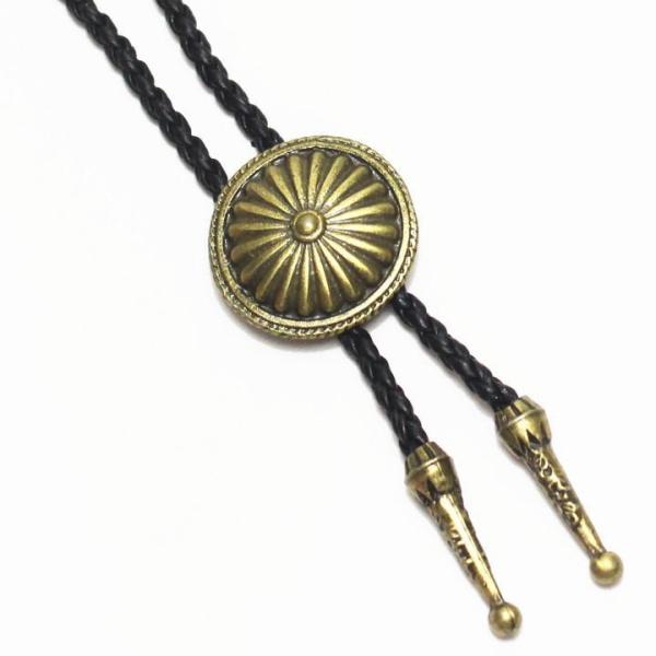 シャツのネクタイ代わりとして、またネックレスのようにしてご使用いただけるお洒落なループタイ。コンチョが、ちょっとしたアクセントにピッタリ♪普段は勿論、ハローウィンやイベントの衣装に使うのもGood!!ループ＝全長約100cm飾り＝35(縦)...