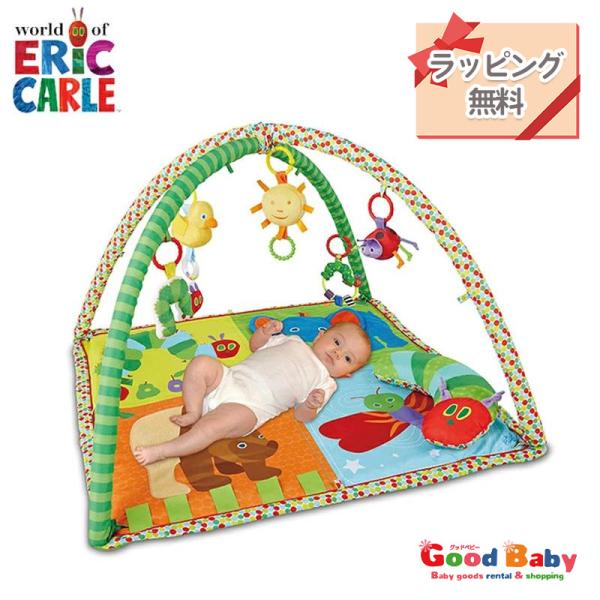 成長過程に合わせて長く使えるはらぺこあおむしのプレイジム。新生児から使えて、ねんね期、はらばい期、おすわり期など赤ちゃんの成長過程に合わせて長くお使いいただけます。■対象年齢：新生児〜■サイズ：[マットのサイズ] 約幅86×奥行86cm[ア...