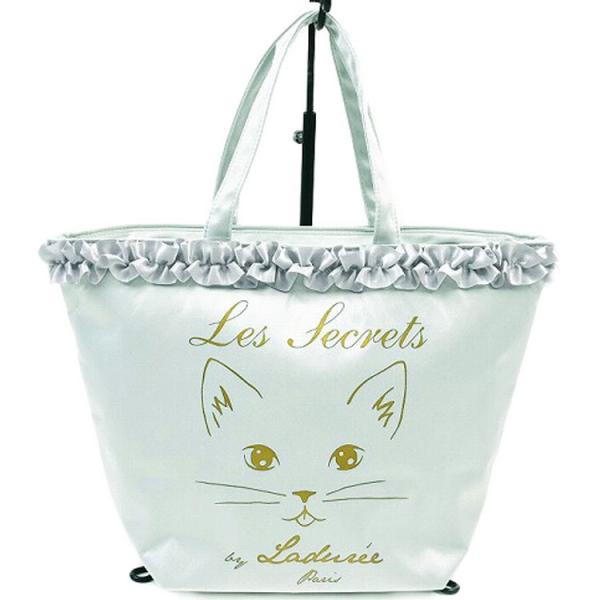 ブランド スクレ by ラデュレLes secrets by Laduree paris　（レディース） 商品説明 Lovely Cat ”恋する猫”をテーマにしたアイテム。ネコの顔が大きく描かれたキュートなトートバッグ（Mサイズ）です。ラ...