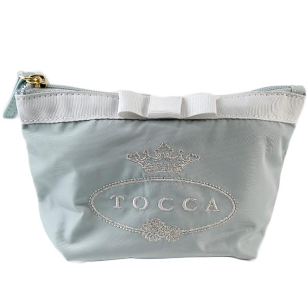 ブランド トッカ　TOCCA　（レディース） 商品説明　POINT OF RIBBON COOLERBAG ポーチグログランリボンやホールマークロゴ刺繍などTOCCAらしいディテールが光るポーチ。大き過ぎない舟形フォルムは、しっかりマチがあ...