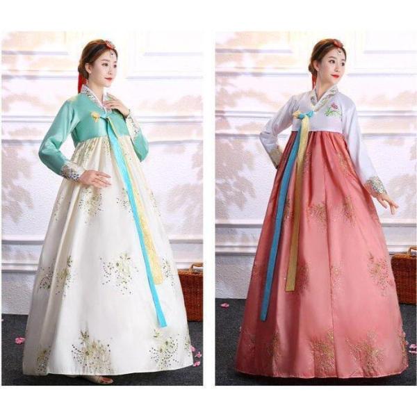 ■商品：チマチョゴリ■内容：ス1点+ワンピース1点■素材：ポリエステル※採寸サイズなので若干の誤差がある場合がございます。※サイトに掲載されている商品は、モニター環境により実際のものと素材感・色が若干異なって見える場合がございます。