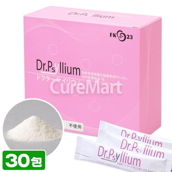 商品名：Dr.Psyllium ドクターサイリウム内容量：180g(6g×30包)原材料：サイリウムハスク末(国内製造)、マルチトール、乳酸菌(加熱処理)/酸味料、香料、甘味料(ステビア)お召し上がり方：1包を約100mlの水に混ぜ、ゼリー...