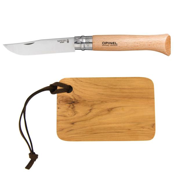 こちらはコンパクトな【オピネルナイフ】に最適の【チーク材ミニカッティングボード】とのセット商品です。注意事項:正当な理由なくこの商品を携帯することは法令により禁止されております。18歳未満の方はこの商品を購入しないようお願いします。【スペッ...