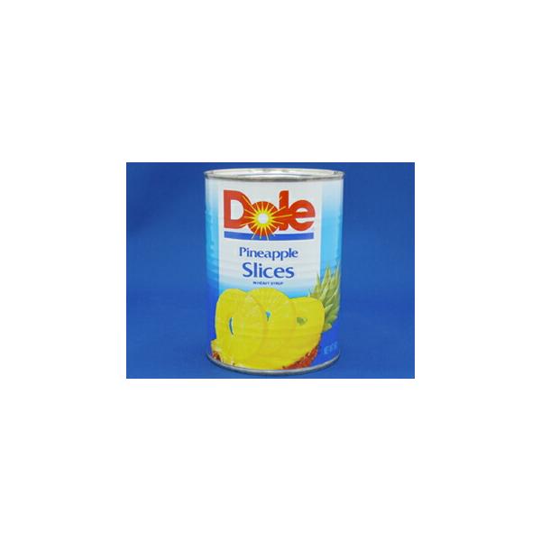 パイナップルの芯をくり抜いてスライスしたお馴染みドーナッツ型のシロップ漬けです。パウンドケーキや冷やしパイン、フルーツポンチやタルトなど、用途多彩にお使いいただけます。