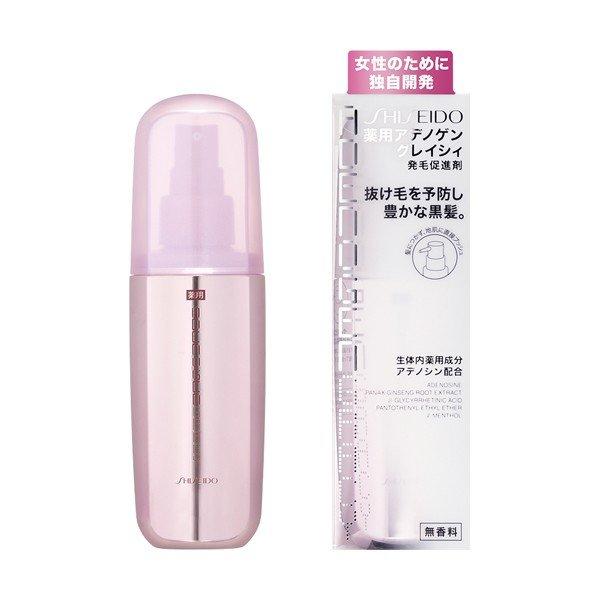 【販売名称】Ｓ‐ＡＬエッセンス【商品名】資生堂アデノゲン薬用アデノゲングレイシィ150mL【商品詳細】女性の毛髪の生まれかわりやヘアスタイルなどに着目し、女性向けに開発した発毛促進剤です。生体内薬用成分「アデノシン」が、発毛を促進します。は...