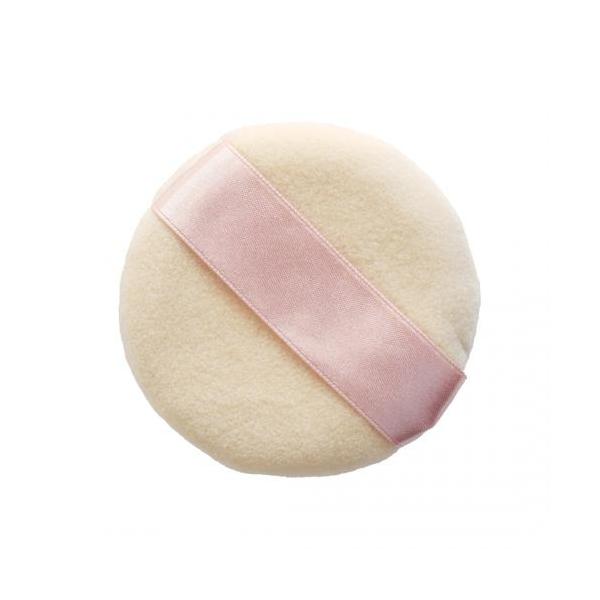 コットン素材の心地よい肌触りふんわりやさしい肌触りのフェースパウダー用替えパフです。パウダーの含みがよく、適度な弾力があるので均一につき、きれいな仕上がりに。大きめサイズで顔全体につけやすいため、「ピアベルピア　コンパクト（プレストパウダー...