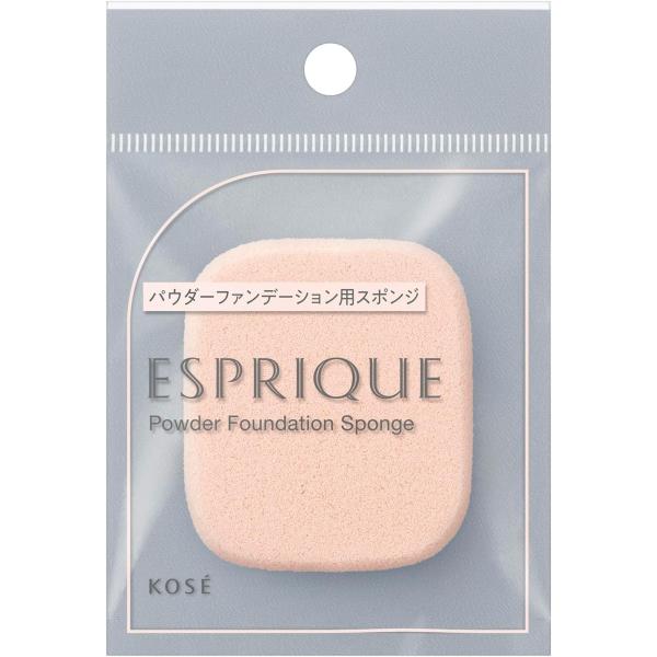 エスプリーク パウダーファンデーション用 スポンジ C水を含ませても乾いたままでも使える、パウダーファンデーション用スポンジです。植物オイル配合で、やわらかな肌あたりです。天然由来の抗菌成分配合。＜使用方法＞●水でぬらして使用する場合は、ス...