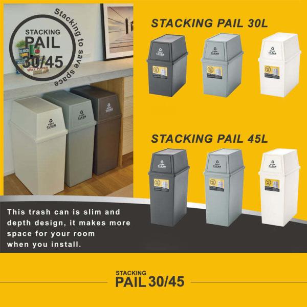 ■商品説明しっとりと落ち着いた、ツヤ消しマットなカラーの3色展開。ゴミ箱の蓋はフラップタイプ。内側にはばねが付いているので、ゴミを捨てた後はピタっと蓋が閉まります。袋止めは、真ん中から手前側と奥側それぞれに可動するタイプ。移動に便利なミニキ...