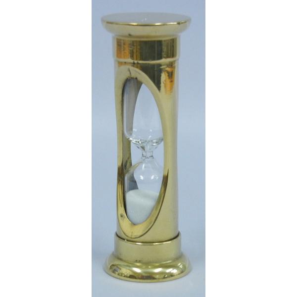 品名：砂時計材質：真ちゅうカラー：モニターの発色の具合によって、実際の物と色が異なる場合がございます。サイズ：Φ3×Ｈ10ｃｍ配送：送料無料は玄関先までのお届けとなります。納期：在庫のある場合は3日〜1週間前後で発送致します。発注の商品の場...