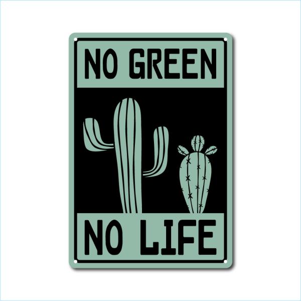 カリフォルニアスタイルの植樹まわりに映えるガーデンサインアルミプレートは如何ですか?カスタムプレートがあれば、大切な植物達への愛情がUPしますよ〜！！こちらのデザインは「NO GREEN NO LIFE D」です。定番ですのでカスタムは出来...