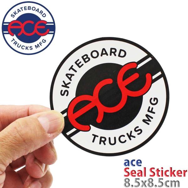 ■メーカーAce Trucks MFGエース トラック マニュファクチャリング■モデルace Seal 8.5cm Stickerエースシールステッカー■サイズ約8.5x8.5cm■商品説明人気トラックブランド「ACE TRUCKS（エース...