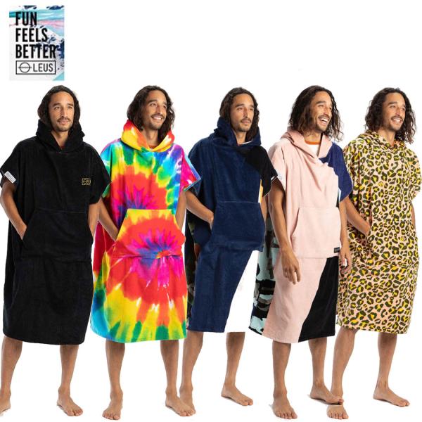 ブランド名LEUSレウス商品ORIGINAL ECO PONCHO      オリジナル エコ ポンチョモデルCORPOTIE DYE RAINBOWSKY_BROWN_SUNRISESKY_BROWN_SUNSETHOT SPOTSLEU...