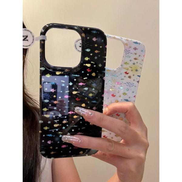 iPhone17シリーズ登場!!お魚 楽しい水族館 キラキラ 可愛い スマホケース iPhone11 iPhone12 iPhone13 iPhone14 iPhone15 iPhone16 iPhone17 iPhone17pro iPh...