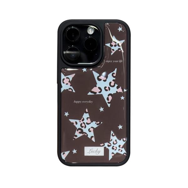 希少なiPhone14plus/15plus/16plusも揃ってます。チョコミントカラー 星 ヒョウ柄 お洒落 スマホケース iPhone11 iPhone12 iPhone13 iPhone14 iPhone15 iPhone16 iP...