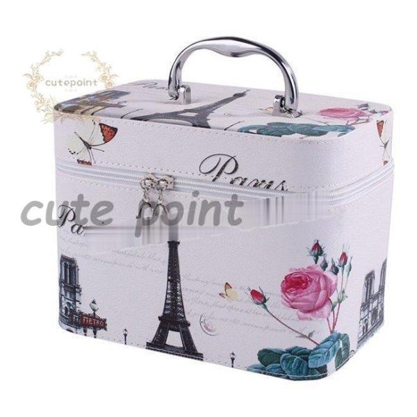 メイクボックス コスメボックス メイクケース メイク収納 化粧品ケース コスメ 小物収納ボックス-------以上はキーワードです【素材】：PU【カラー】：3色【サイズ】：（約）画像通り