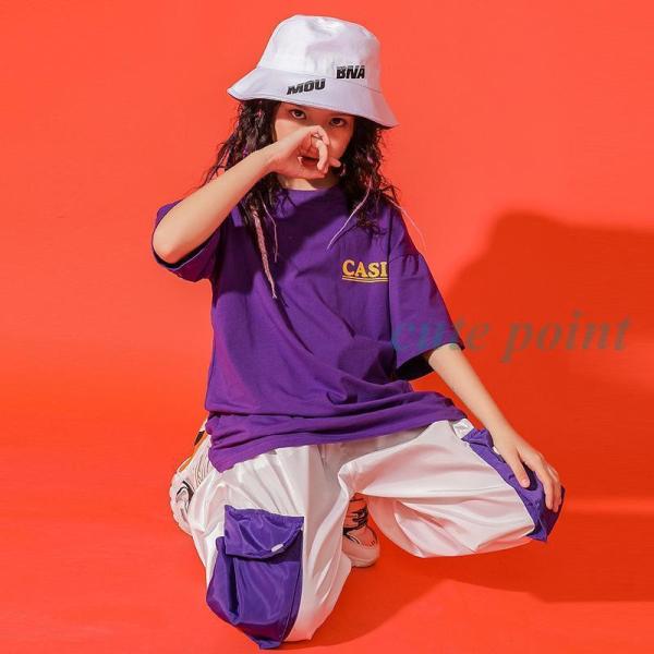 【発売日：2024年10月17日】ダンス服装 体操服 JAZZ DANCE tシャツ スウェット キッズチアリーダー hiphop ヒップホップ 女の子 ステージ衣装 ダンスウェア 子供 応援団 運動会 甲子園 チアガール衣装 舞台演出服　...