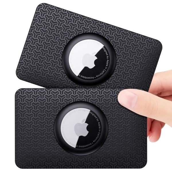 【商品名】Airtag 財布対応、超薄型Airtag カードケース、Apple AirTag用紛失防止カード、バッグ、スーツケース、名刺入れに 2枚入・安全性のアップグレード：エアタグウォレットホルダーは、エアタグの傷や紛失を効果的に回避で...