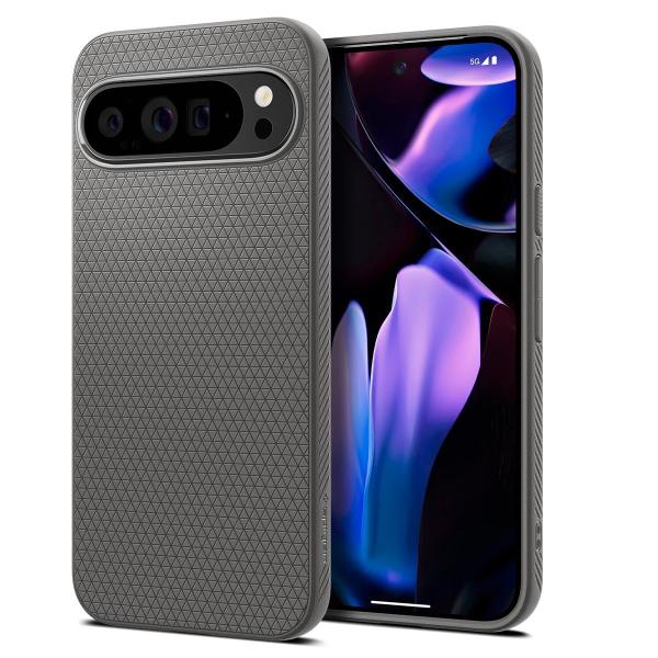 Spigen Pixel 9Pro XL ケース 薄型  米軍MIL規格取得 カメラ保護 傷防止 衝撃吸収 リキッド・エアー (マーブル・グレー)【Google専用】Googleとの提携により正確で確かな品質の商品を提供しています。誤差のな...