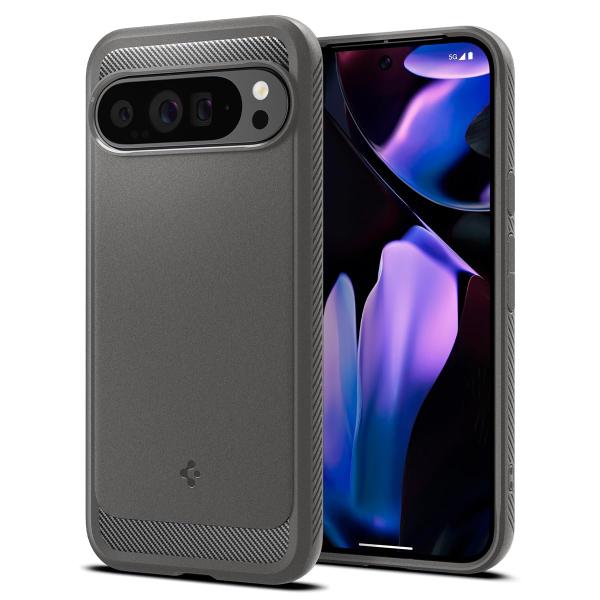 Spigen Pixel9 Pro XL ケース ソフトケース 米軍MIL規格取得 ワイヤレス充電 ラギッド・アーマー マーブル・グレー【Google専用】Googleとの提携により正確で確かな品質の商品を提供しています。誤差のない精密設計...