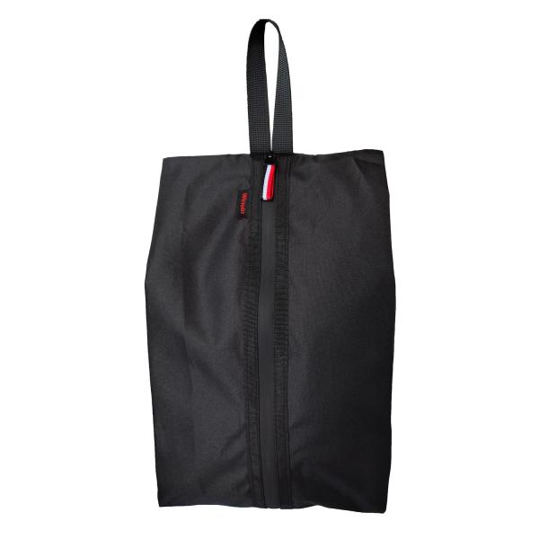 【商品名】シューズバッグ シューズケース 防水防臭 防汚防塵 靴入れ袋 シューズ袋 上履き袋 男女兼用 軽量 アウトドア スポーツ（ブラック、S~26.5cm）【製品仕様】 （靴収納時）S：縦30cm×横22cm×高さ13cm　（収納サイズ...