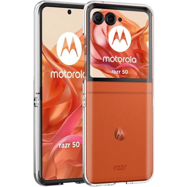 Moto Razr 50 / Razr 50S ケース クリスタル クリア 透明 TPU素材 Motorola Razr 50 / Razr 50s 保護カバー Gosento【対応機種】Moto Razr 50 / Razr 50S 専用...