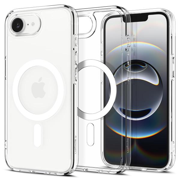 【商品名】Spigen 【創業19年の技術力】 iPhone 17e / 16e ケース MagSafe マグネット搭載 クリア 透明 ストラップホール 米軍MIL規格 ウルトラ・ハイブリッド・マグフィット ACS09139 (クリア・ホワ...