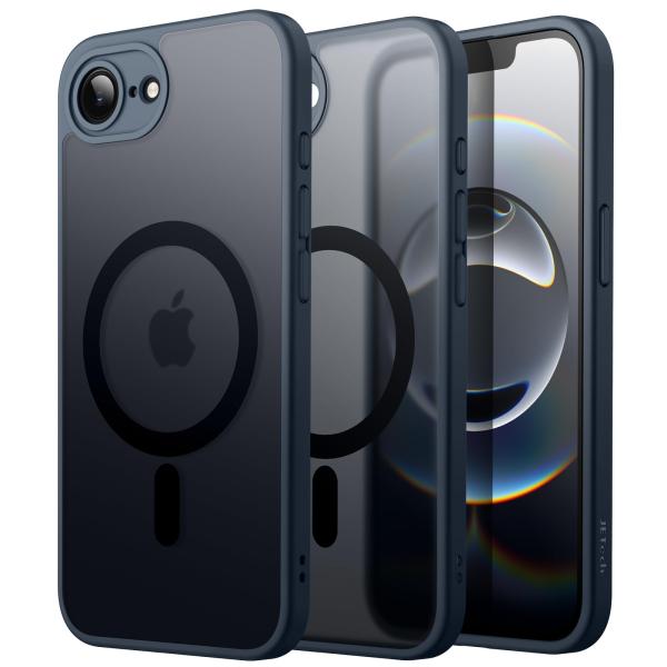 【商品名】JETech iPhone 17e (2026) / iPhone 16e用 マグネットケース MagSafe対応 6.1インチ (ストームブルー)【完璧にフィット】 iPhone 17e (2026) / iPhone 16e用...
