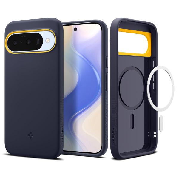 【商品名】Spigen Pixel 10 / 10 Pro ケース MagSafe対応  ツートンカラー ナノポップ・マグフィット  (ブルーベリー・ネイビ)【Google Pixel専用】誤差のない精密設計でデバイスにフィットしつつ、ケー...