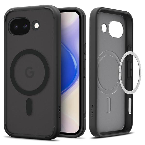 【商品名】Spigen ＜Made for Google 公式認定＞ Pixel 10a ケース MagSafe対応 米軍MIL規格 透明 ストラップホール 耐衝撃  ウルトラ・ハイブリッド・マグフィット (フロスト・ブラック) ACS11...