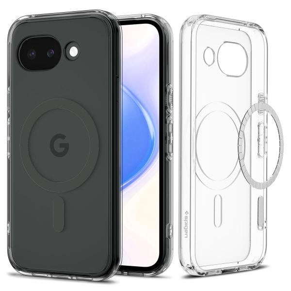 【商品名】Spigen ＜Made for Google 公式認定＞ Pixel 10a ケース MagSafe対応 米軍MIL規格 透明 ストラップホール 耐衝撃 ウルトラ・ハイブリッド・マグフィット (クリア・グラファイト) ACS11...