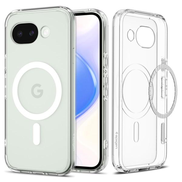 【商品名】Spigen ＜Made for Google 公式認定＞ Pixel 10a ケース MagSafe対応 米軍MIL規格 透明 ストラップホール 耐衝撃 ウルトラ・ハイブリッド・マグフィット (クリア・ホワイト) ACS1127...