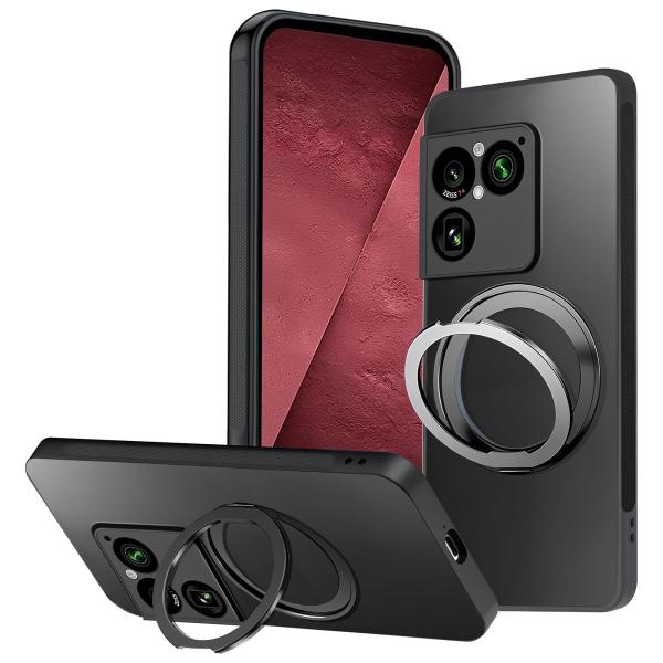 【商品名】ZXZone Xperia 1 VIII 用 ケース リング付き 360°回転スタンド Magsafe対応 スタンド機能 縦横両対応 エクスペリア1 VIII (SO-51G / SOG17) カバー 耐衝撃 MIL規格 滑り止め...