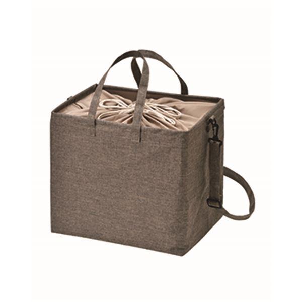 【商品名】 たくさん入る肩かけできる マルチランドリーバッグ 角型 MLBS-02