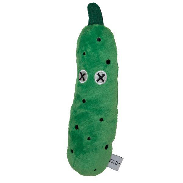 【商品名】 （まとめ） ファーム・プラッシュトイ／キュウリ （ペット用品・犬用） 【×5セット】 【ジャンル・特徴】 野菜モチーフのプラッシュトイ。
