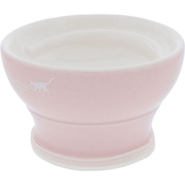 【商品名】 猫用食器 necoco 愛猫が食べやすい 脚付き食器 ウェットフード向き 【ジャンル・特徴】 ウェットフードを食べやすい形状のストーンウェア食器