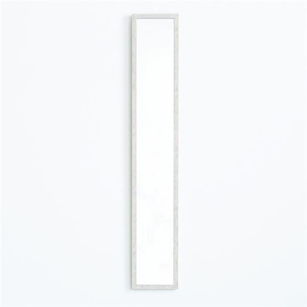 【商品名】 ウォールミラーdeco120(ホワイト/白) 木目 北欧風 鏡 姿見 高級感 木製 ドレッサー 玄関 トイレ 全身 洗面 壁掛け モダン 韓国インテリア NK-222 【ジャンル・特徴】 ウォールミラー ウォール ミラー 鏡 姿...