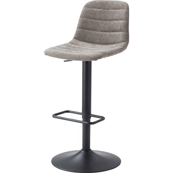 【商品名】 カウンターチェア ライトグレー （約W43×D50×H88~110×SH60~82cm） 組立式  [ PC-265LGY ]