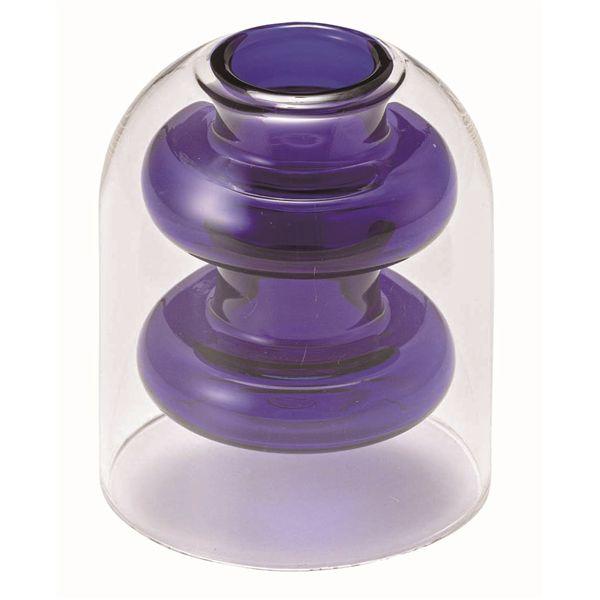 【商品名】 ガラスベース ブルー （約W8×D8×H9cm） 完成品  [ GRS-24BL ]