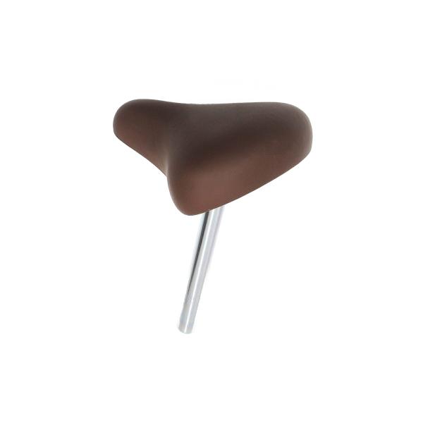 シートポストとサドルが一体型で簡単取り付けできる一般車用サドル。※シートポストには限界線がありますので、それ以上は上げないでください。折れたり曲がったりする原因となり大変危険です。※デザイン・仕様などは予告なく変更・改良することがありますの...